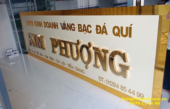 Tấm Alu Vàng Gương Bóng chính hãng giá tốt nhất - Hưng Phú Gia Group